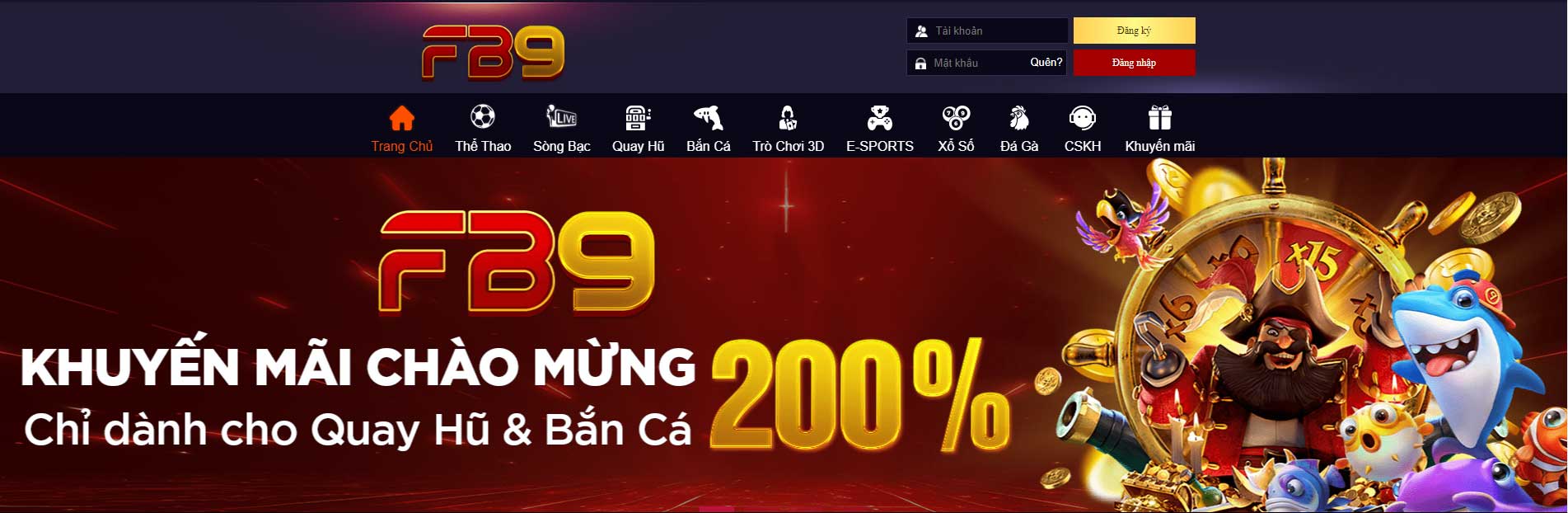 Fb99vn.net ® FB9 hàng đầu Châu Á tặng 99k